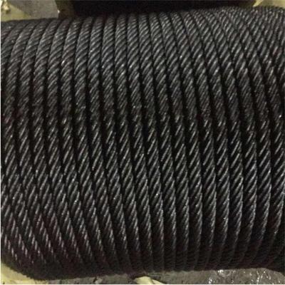 China Bright Ungalvanized 6*36sw+FC & 6*36sw+Iwrc Steel Wire Rope for sale