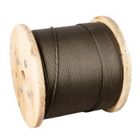 China 6*12+7FC Bright Steel Wire Rope for sale