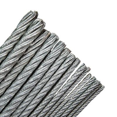 China 6*25fi+FC& 6*25fi+Iwrc Bright High Quality Steel Wire Rope for Elevator and Derricking Machinery for sale