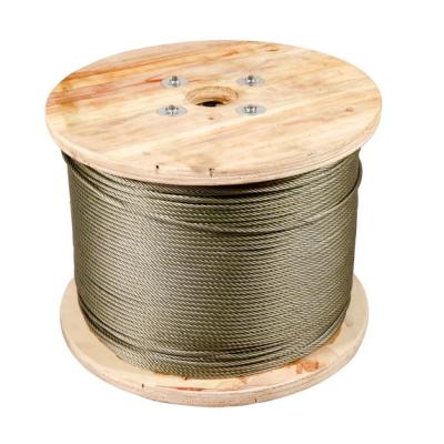 China Bright Ungalvanized 6*39sw+FC 6*36sw+Iwrc Juet Core Steel Wire Rope 8*19s for Lifting for sale