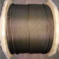 China Black Oil 6*19 Ungalvanized Steel Wire Rope for sale