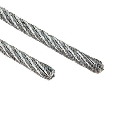 China Hot DIP Galvanized 18*7+FC & 19*7 Steel Wire Rope Fou Drawing for sale