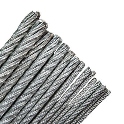 China Hot DIP Galvanized 6*9+FC, 6X9w+Iwrc Steel Wire Rope Fou Drawing for sale