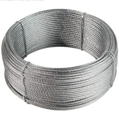 China Hot DIP Galvanized 6*15 Steel Wire Rope Fou Derricking for sale