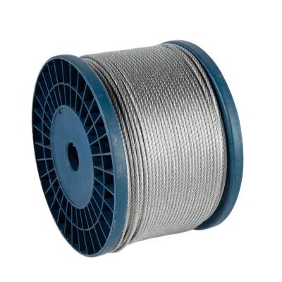 China Hot DIP Gavalnized 7*7 6*7 Steel Wire Rope for sale