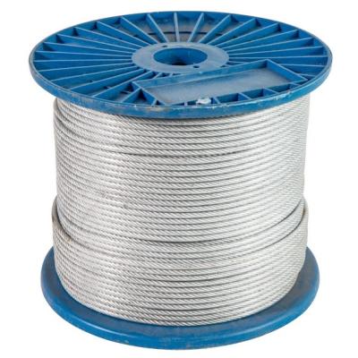 China Hot DIP Galvanized Cable 7*7 Dry Steel Wire Rope for sale