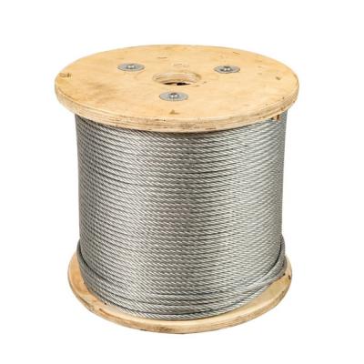 China 6*24+7FC Galvanized Wire Rope for Bunding for sale