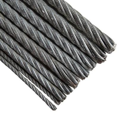 China Electro. Galvanized 6*25fi & 6*25fi+Iwrc Steel Wire Rope for sale