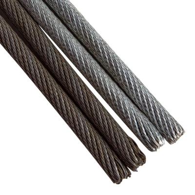 China Electro Galvanized Steel Cable 6*36 Steel Wire Rope for sale