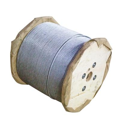 China Galvanized 6*12 6*7 6*19*6*37 Steel Wire Rope for sale
