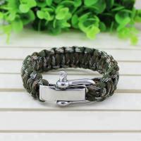 China High Quality Adjustable Shackle Survival Paracord Bracelet Buckle for sale