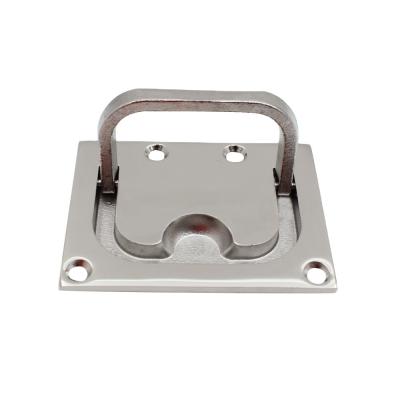 China high polished yacht accessories Flush Fitting Lifting Pull handle stainless steel 316 for sale