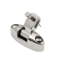 China marine Stainless Steel 316 Boat accessories Bimini Top Swivel Mount Deck Hinge with removable pin for sale