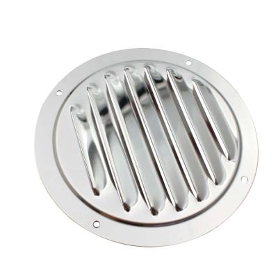China marine stainless steel 4 inch Round Louvered Vent for boat yacht caravan for sale
