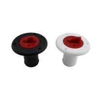 China Black Nylon ABS Plastic UV Stabilized Marine Deck Fuel Tank Filler for sale