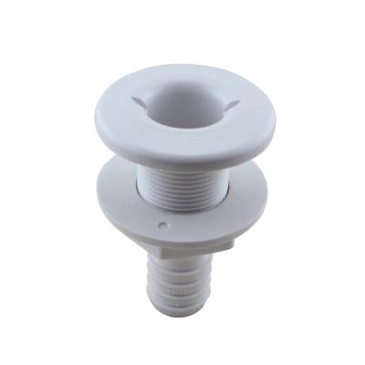China Nylon Plastic Thru Hull Bilge Fitting For Bilge Pump Aerator Hose of Boat Marine Yacht Sail RV Camper Truck for sale