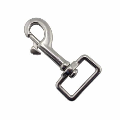 China factory direct supply bag parts and accessories stainless steel snap hook swivel for pets and handbag for sale