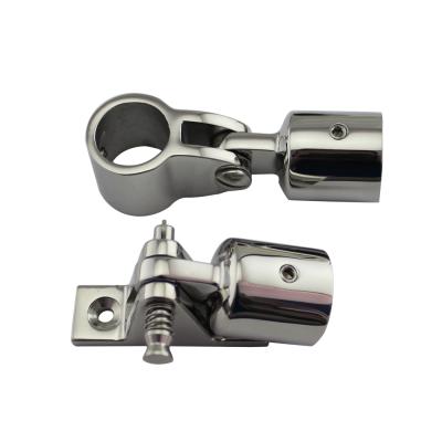 China 4 Bow Bimini Top Boat Stainless Steel Fittings Marine Hardware Set for sale