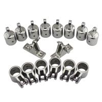 China 4 Bow Bimini Top Boat Stainless Steel Fittings Marine Hardware Set for sale