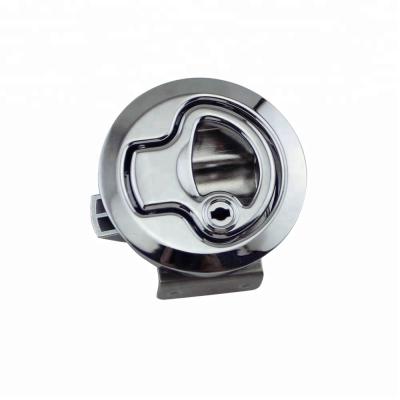 China Zinc Alloy Chrome Flush Slam Lift Lock-Key Deck Hatch Lock for sale