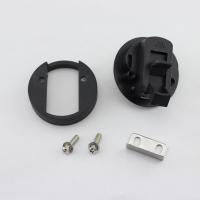 China Marine Deck Slam Latch Black Pull Round Locking lift handle Flush for sale