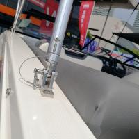 China Stainless Marine Quick Release Pin Hinge Bimini Top Fitting Deck Hinge for sale