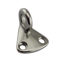 China Stainless steel marine deck hardware fender hook with round eye for sale