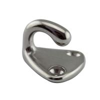 China Stainless steel marine grade boat fender hook on plate for sale