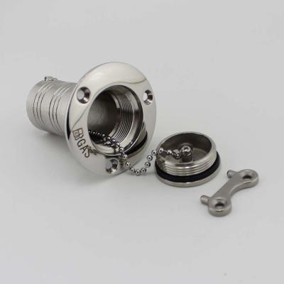 China Factory Produced Mirror Finish SS316 Boat Fuel Deck Filler for sale