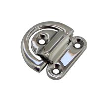 China SS316 High Mirror Polished Marine Deck Folding Pad Eye for sale