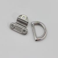 China SS316 High Mirror Polished Marine Deck Folding Pad Eye for sale
