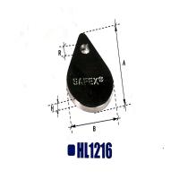 China SS water drop tag 1216 for sale