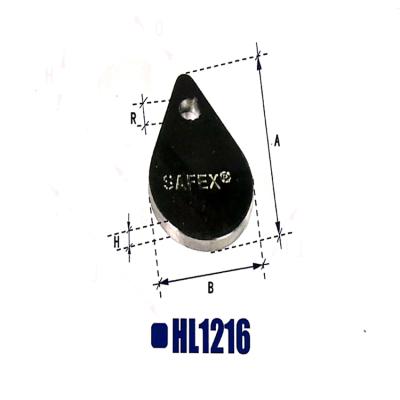 China SS water drop tag 1216 for sale