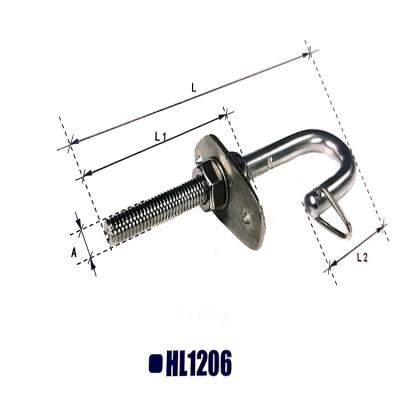 China Hook with thread and back pIate 1206 for sale