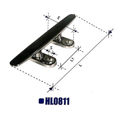 China Low flat cleat(mirror polish) 0811 for sale