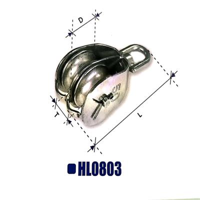 China Swivel eye pulley(doubIe casted sheave) 0803 for sale