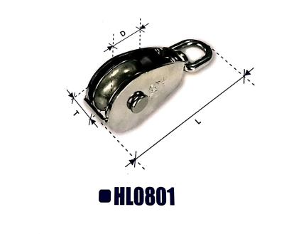 China Swivel eye pulley 0801 for sale