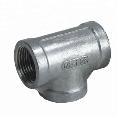China stainless steel Tee joint / tee pipe coupling for sale