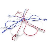 China Colorful PVC/TPEE Coated Anti-UV Stainless Steel Galvanized Wire Rope Assembly Sling Basketball Net for Sports for sale