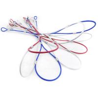 China Colorful PVC/TPEE Coated Anti-UV Stainless Steel Galvanized Wire Rope Assembly Sling Basketball Net for Sports for sale