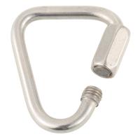 China Stainless Steel Or Zinc Plated Delta Shaped Triangle Quick Link For Belt for sale