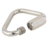 China Stainless Steel Or Zinc Plated Delta Shaped Triangle Quick Link For Belt for sale