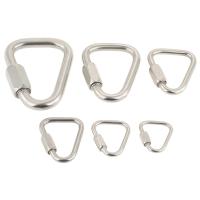 China Stainless Steel Or Zinc Plated Delta Shaped Triangle Quick Link For Belt for sale