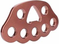 China Multi Anchor Plate Paw Rigging Plate 8-hole Descender for Rescue and Outdoor Climbing for sale