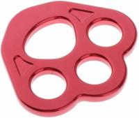 China CE Safety Outdoor Multi Anchor Plate Paw Rigging Plate 4 Holes Aluminum Multi Anchor Point Connector Gear for Rock Climbing for sale