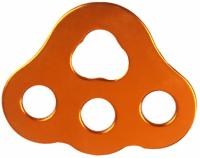 China CE Safety Outdoor Multi Anchor Plate Paw Rigging Plate 4 Holes Aluminum Multi Anchor Point Connector Gear for Rock Climbing for sale