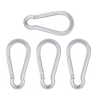 China Multifunctional CE Aluminium Quick Link Lock Carabiner Customized Color Hook Stainless Steel Carabiner for sale