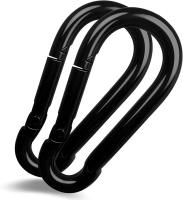China Multifunctional CE Aluminium Quick Link Lock Carabiner Customized Color Hook Stainless Steel Carabiner for sale