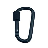 China Aluminum Carabiner D Shape Buckle Pack, Keychain Clip, Spring Snap Key Chain Clip Hook Buckle for sale