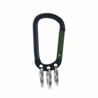 China Square Carabiner Clip Mode Hook Decoration Aluminum Ring Keychain Carabiner for sale